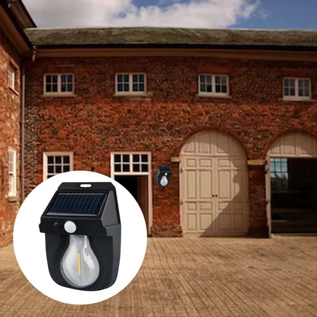 Outdoor Wall Lights Solar Wall Lights, Wireless Dusk to Dawn Outdoor ...